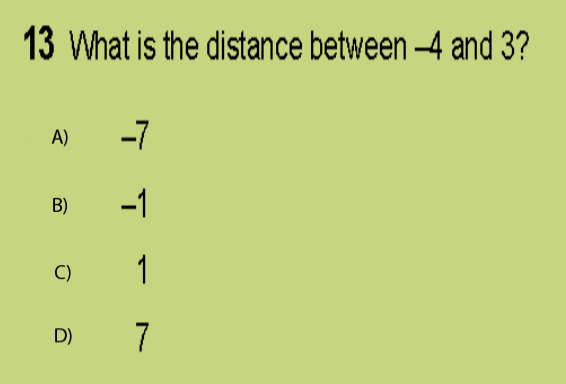 How to solve distance problem using absolute value